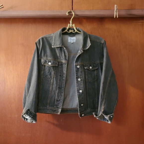 Vintage | Jackets & Coats | Vintage Gray Denim Jacket | Poshmark